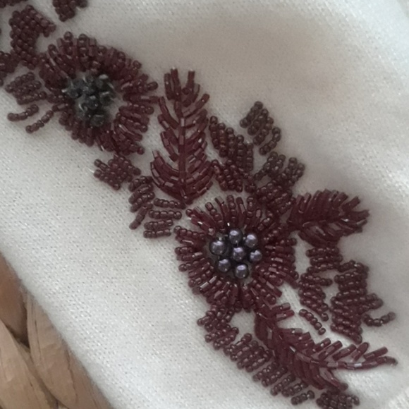 solaire | Sweaters | Beaded Cashmerenwotmed | Poshmark